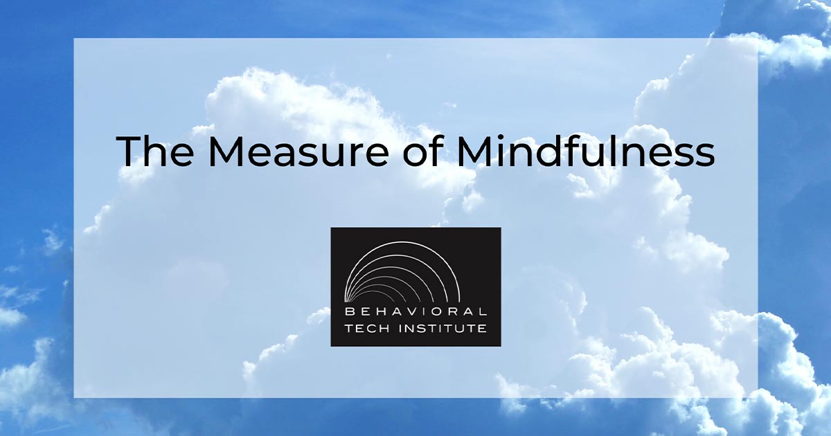 The Measure of Mindfulness - Behavioral Tech Institute